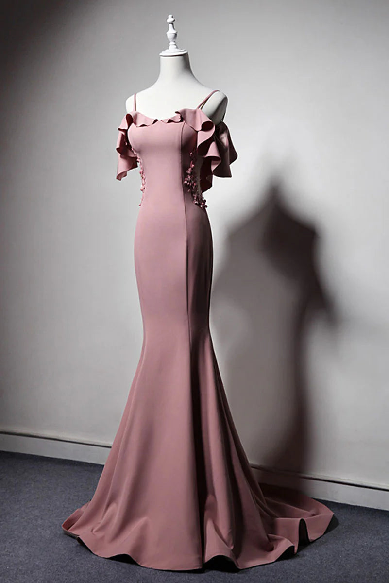 Mermaid Simple long prom dress – FannyWe